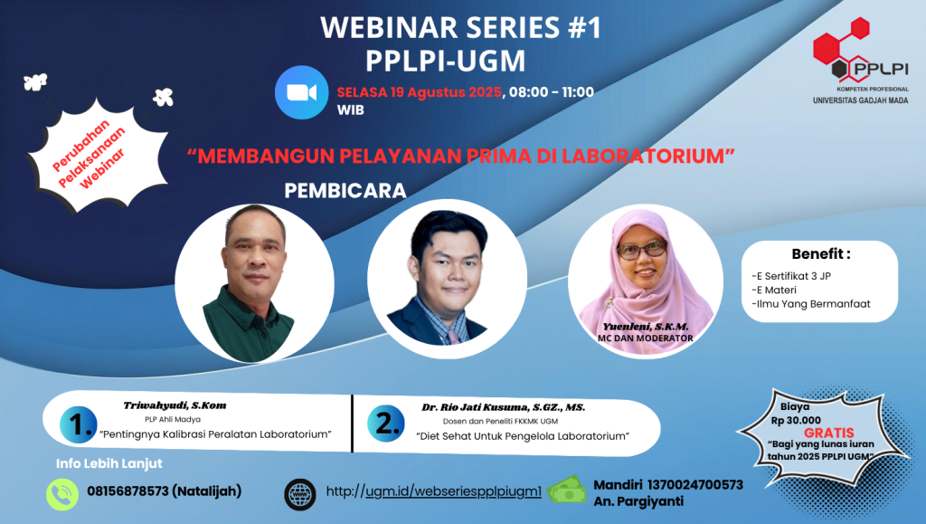 Perubahan Pelaksanaan Webinar Series #1 PPLPI UGM – Perhimpunan ...